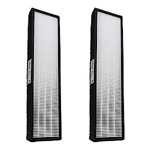 Filter-Monster True HEPA Replacement Compatible With GermGuardian Filter C (FLT5000) Compatible with AC5000 AC5000E AC5250PT AC5300B AC5350W AC5350B AC5350BCA1, 2-pack