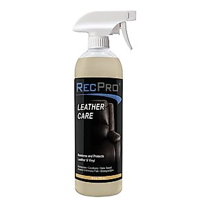 RecPro RV Furniture Protectant and Conditioner | 16.9 oz | UV Protectant Prevents Peeling and Fading of Leather and Vinyl (Leather Care Only)