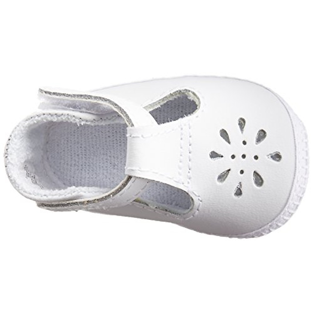 Baby Deer, Baby-Girls Crib Shoe, White, 00(Preemie)