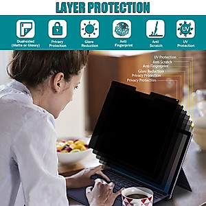 Privacy Screen for Surface Pro 7,Anti Blue Light Privacy Screen Protector for Surface Pro 7 Plus/Surface Pro 7/Surface Pro 6/Surface Pro 5th Gen/Surface Pro 4 12.3 inch, black (Surface Pro 7/6/5/4)