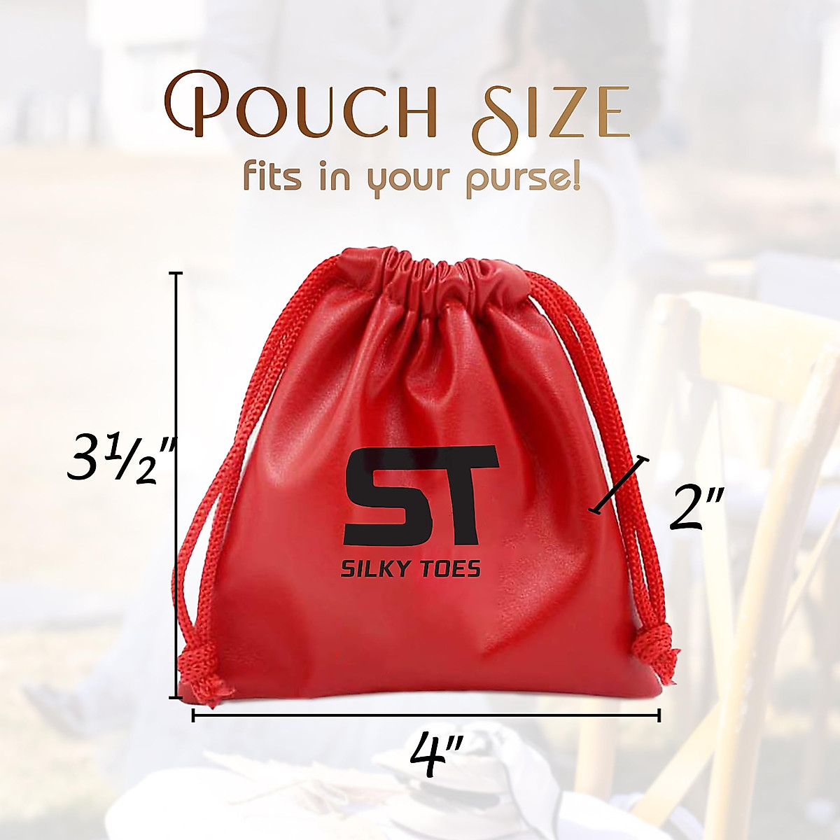 Silky Toes Foldable Flats for Women Purse Ballet Shoes Ballerina Slippers Nude