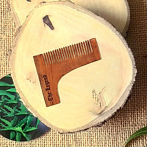 The Legend Organic Pure Neem Wood Comb (Beard Shaper)