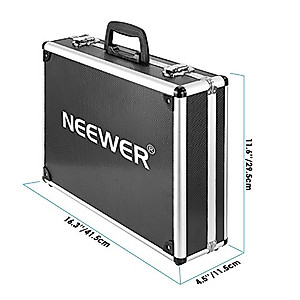Neewer 7 Piece Wired Dynamic Drum Mic Kit - Kick Bass, Tom/Snare & Cymbals Microphone Set - for Drums, Vocal, Other Instrument - Complete with Thread Clip, Inserts, Mics Holder & Case（NW-7）