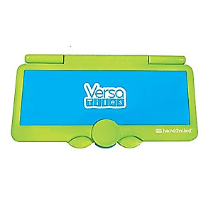 hand2mind VersaTiles Math Practice Take Along Set for Sixth Grade, Self-Checking Workbook System, 64 Pages with Case Included, Early Math, Math Books, 6th Grade Math Workbook, Homeshool Supplies