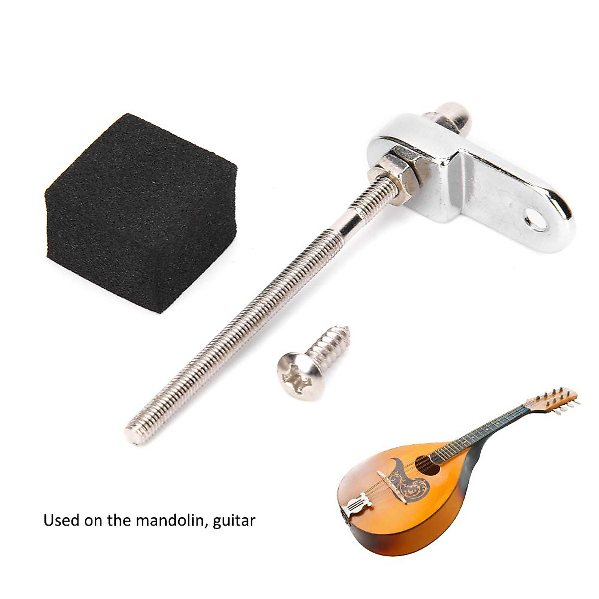 Pickguard Mounting Bracket Mandolin Mounting Bracket Mandolin Pickguard Mounting with Screw for Mandolin Jazz Guitar Performance Accessory