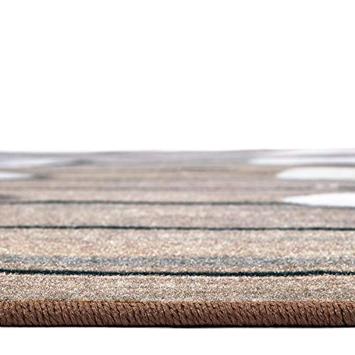 Carpets for Kids Pixel Perfect 60216 Alphabet Stones Seating Rug 6ft x 9ft Rectangle