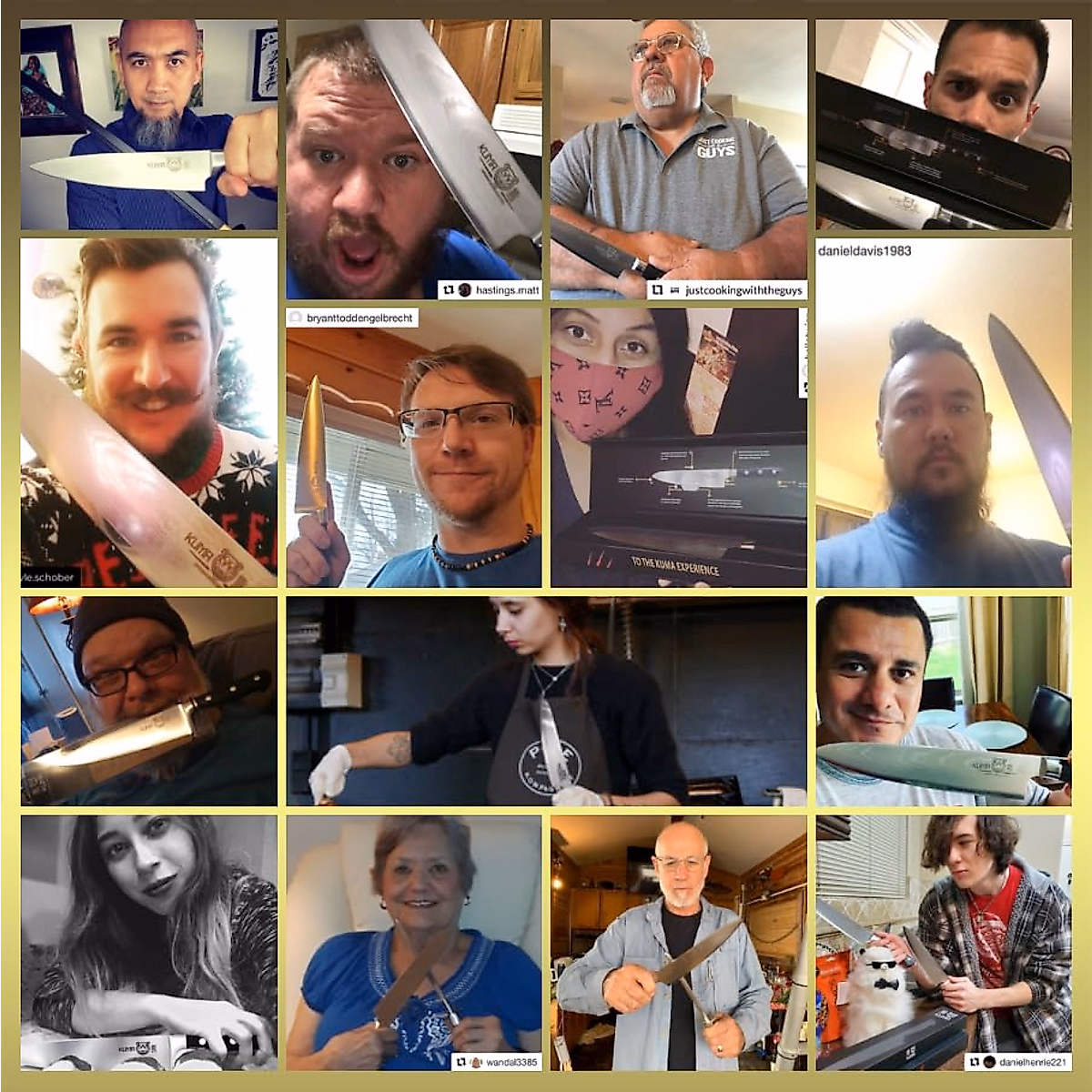 KUMA Multipurpose Chef Knife - 8 Inch Professional Sharp knife - Kitchen knife For Cutting, Chopping and Dicing With Incomparable Ergonomic Grip