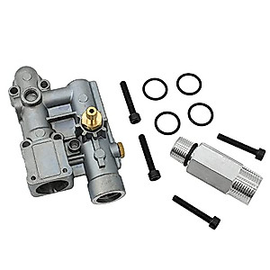 XEEQKLHW Mingdun 4 Bolt Replacement Manifold Pressure Washer Manifold Kit with for 16031 190627GS 190574GS 020228 EXWGV1721