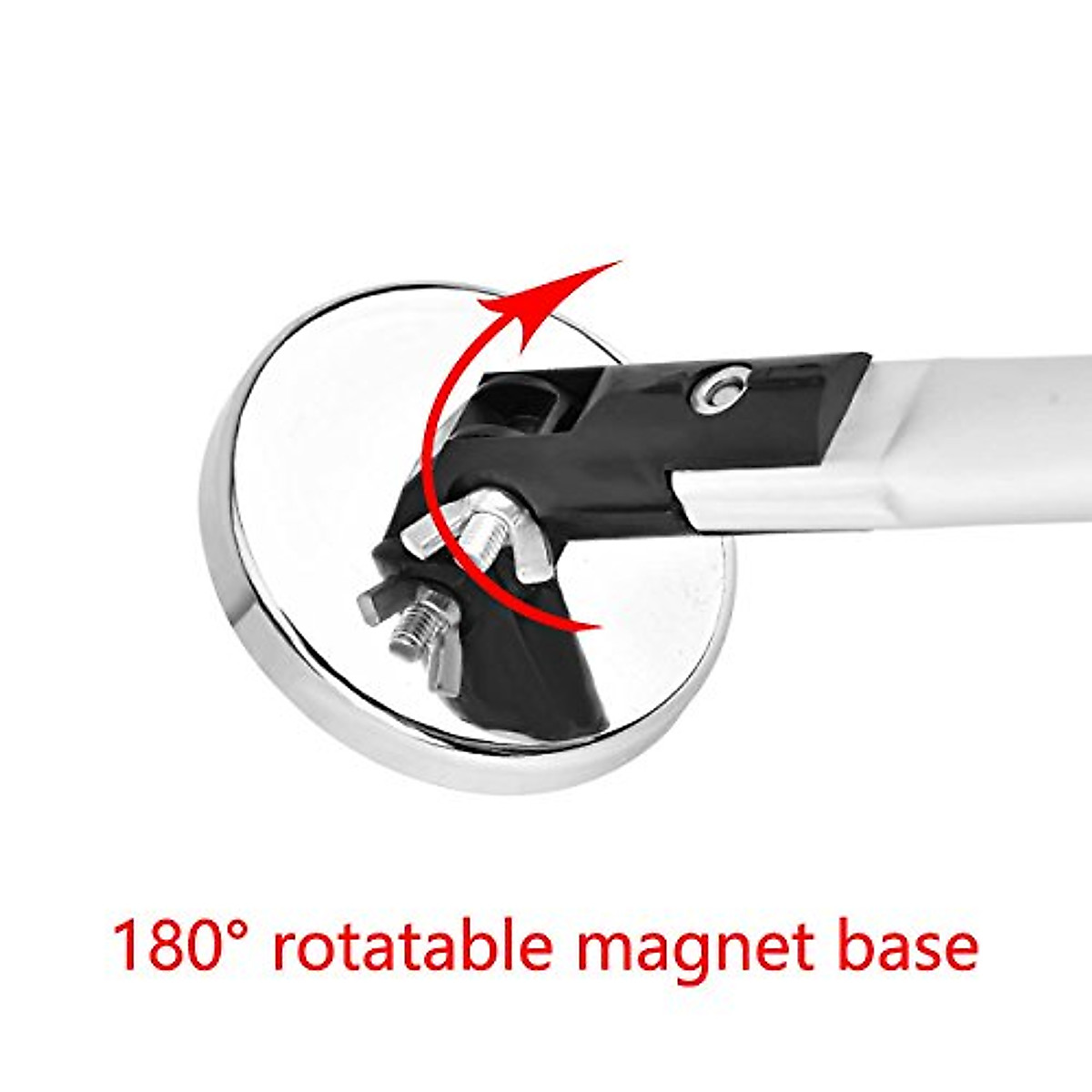Fabcell Telescoping Magnetic Pickup tool - Screws Parts Finder Magnet Sweeper/45 Inch Super Strength Extendable Telescopic Magnetic Pick-up