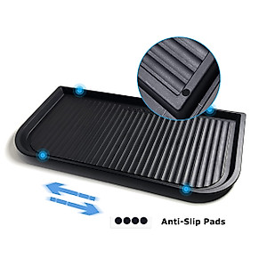 CHAIRLIN Space-Saving Extra Water Resistant Large Shoe Tray, Easy Clean Indoor and Outdoor Use All Seasons, Boot Tray for Entryway, Corridor, Kitchen, Trunk, Mudroom (2)