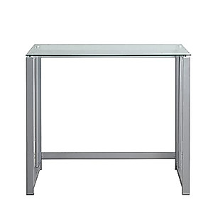 sogesfurniture Computer Glass Desk Large Offic Desk Computer Table Desk Writing Desk,BHUS-UT-097