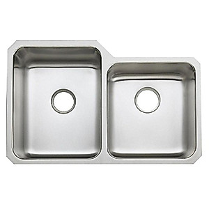 KOHLER K-3177-NA Undertone Large/Medium Undercounter Kitchen Sink, Stainless Steel