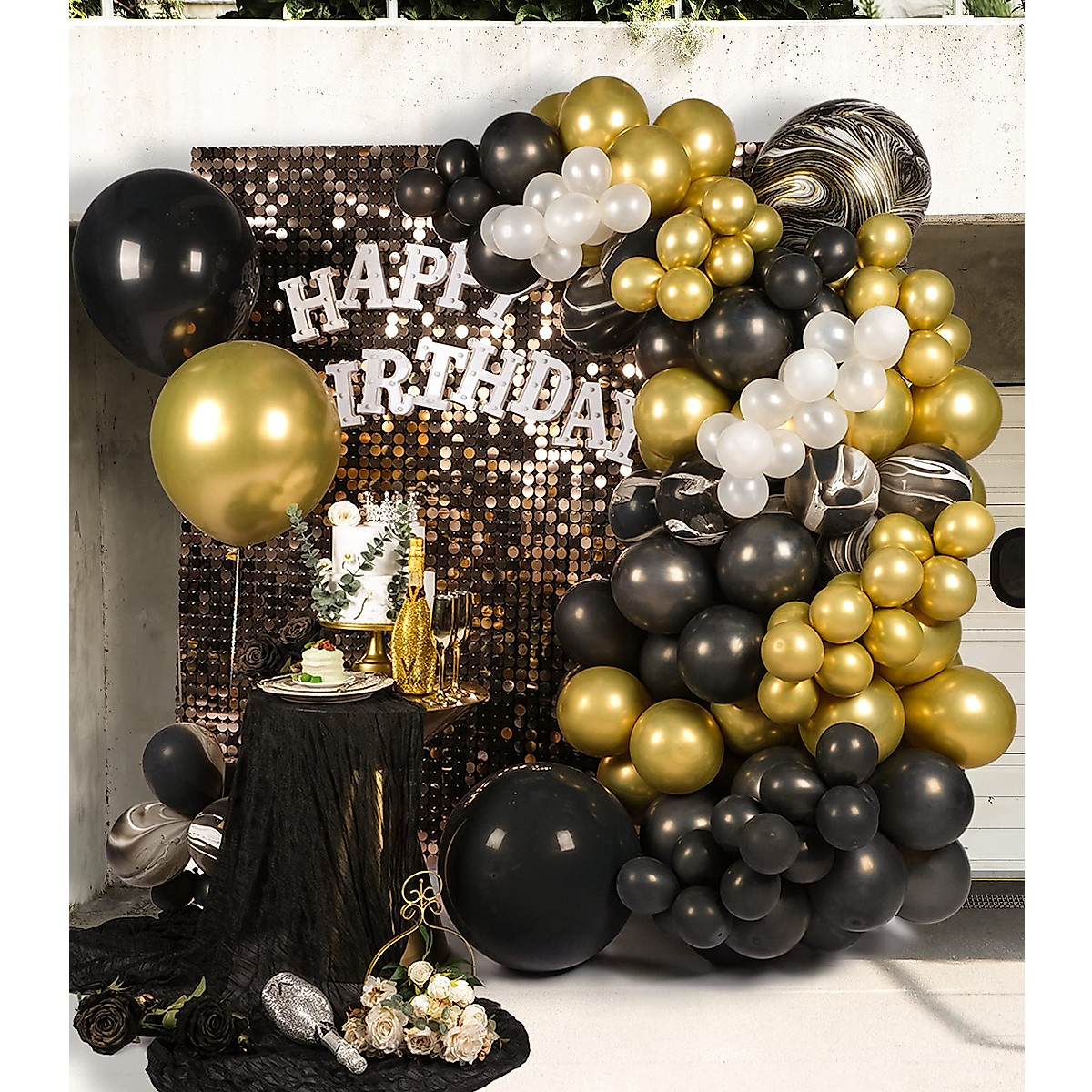 SUWEN 139PCS DIY Dusty Pink Balloon Garland Arch Kit Rosewood Dusty Rose Latex Balloon Decorations for Retro Wedding Bridal Engagement Baby Shower Anniversary Birthday Party Decor