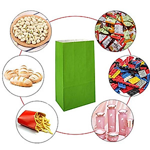 KEYYOOMY Small Paper Bags Green Party Goody Bags for Party (24 CT, 3.5 X 2.4 X 7.1 In)