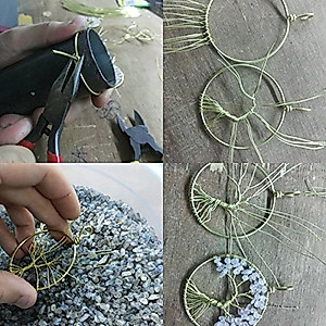 SUNYIK 7 Color Stone Crystal Pendant,Tumbled Stone Wire Wrapped Owl Necklace,Healing Chakra