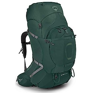 Osprey Aether Plus 85L Men's Backpacking Backpack, Axo Green, Large/X-Large