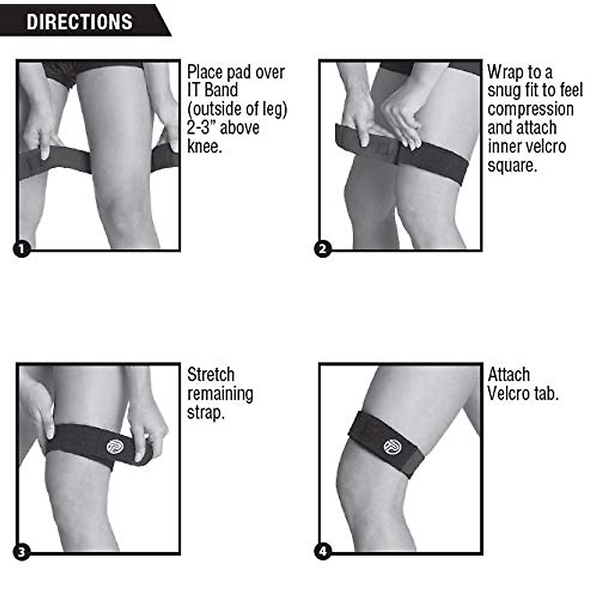 Pro-Tec Athletics IT Band Compression Wrap, X-Large