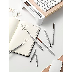 rom&nd HAN ALL SHARP BROW c2 grace taupe, Dual-Sided, Fine Tip, Shapes & Defines & Fills Brows, for All Brows from Dark Brown to Blonde, Natural Makeup, Sharp Tip Applicator, K-Cosmetics