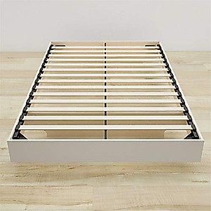 Nexera Queen Size Platform Bed, White