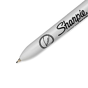 Sharpie 1735790Dz Sharpie Markers, Retractable, Ultra Fine, 12/Bx, Black