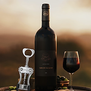 WineOp Professional Winged Wine Bottle Opener Corkscrew Beer Bottle Opener | Premium Wing Wine Opener Cork Screw for Home Kitchen Restaurant Bar Waiters Bartenders Multifunctional Easy Use Cork Opener