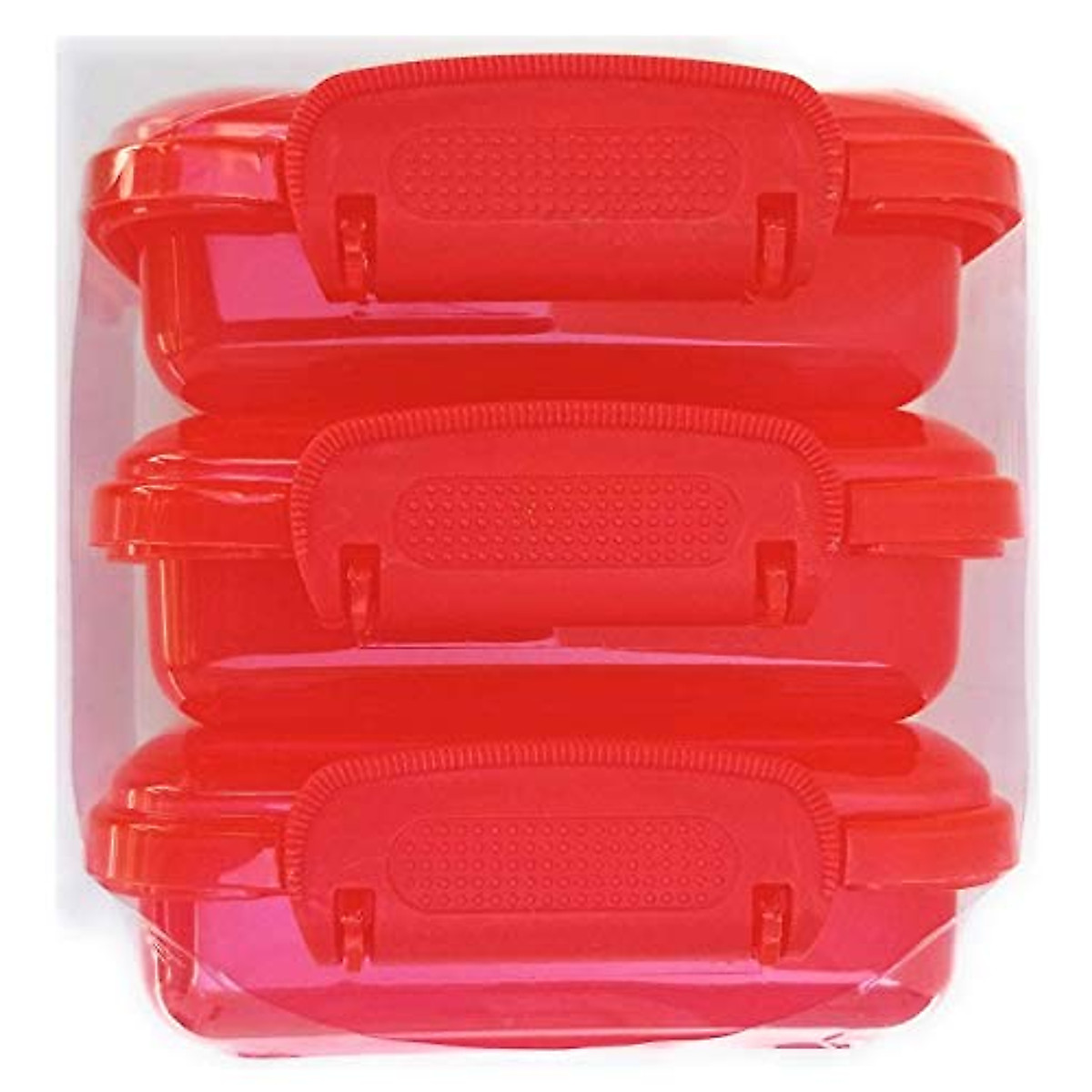 Mini Lock-Top Snack Containers set of 6 colors may vary