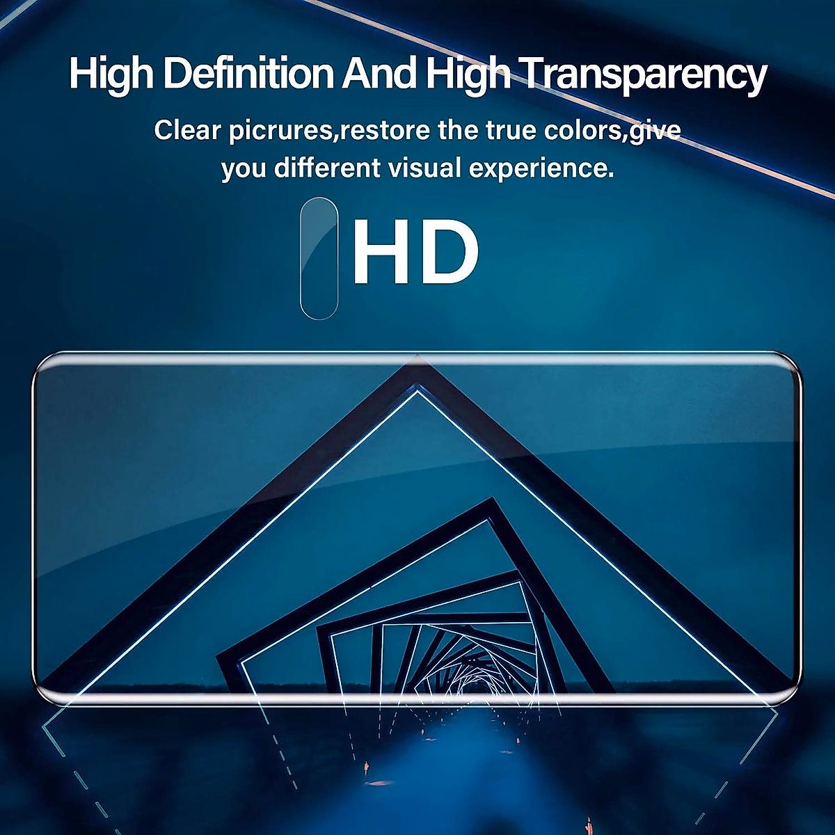 KZLVN [2+2 Pack] Oneplus 10 Pro Screen Protector Tempered Glass,Camera Lens Protector [Touch Sensitive][Fingerprint Support][9H Hardenss][No Bubbles] for Oneplus 10 Pro