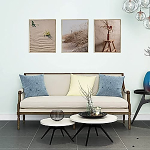 Golden State Art, Gold 16x20 Aluminum Frame for 16 x 20 Picture or 11x14 Photo with Mat - Shatter - Resistant Glass - for Wall Mount Decoration - 1 Pack