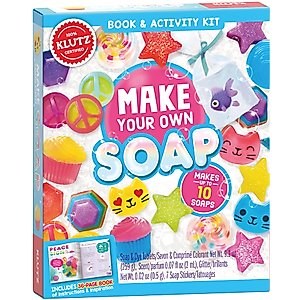 Make Your Own Soap (Klutz Activity Kit) for 72 months to 180 months includes blocks of clear soap base (20)