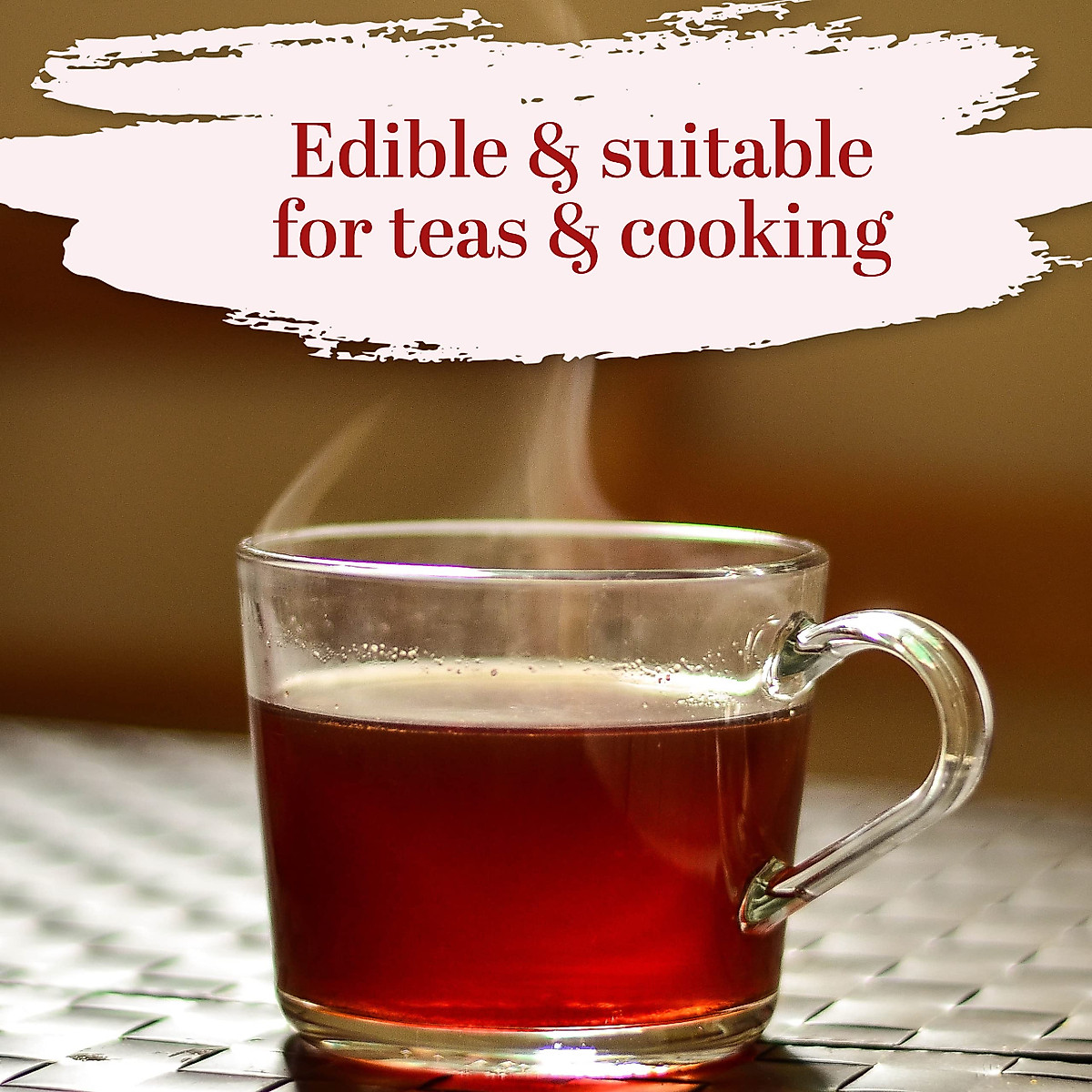 Dried Rose Petals | Edible, Food Grade Red Petals for Cooking and Tea | Suitable for Soap Making, Infused Oils, Lipgloss, Bath Bombs, Bath, Wedding Confetti | 4 oz by Better Shea Butter