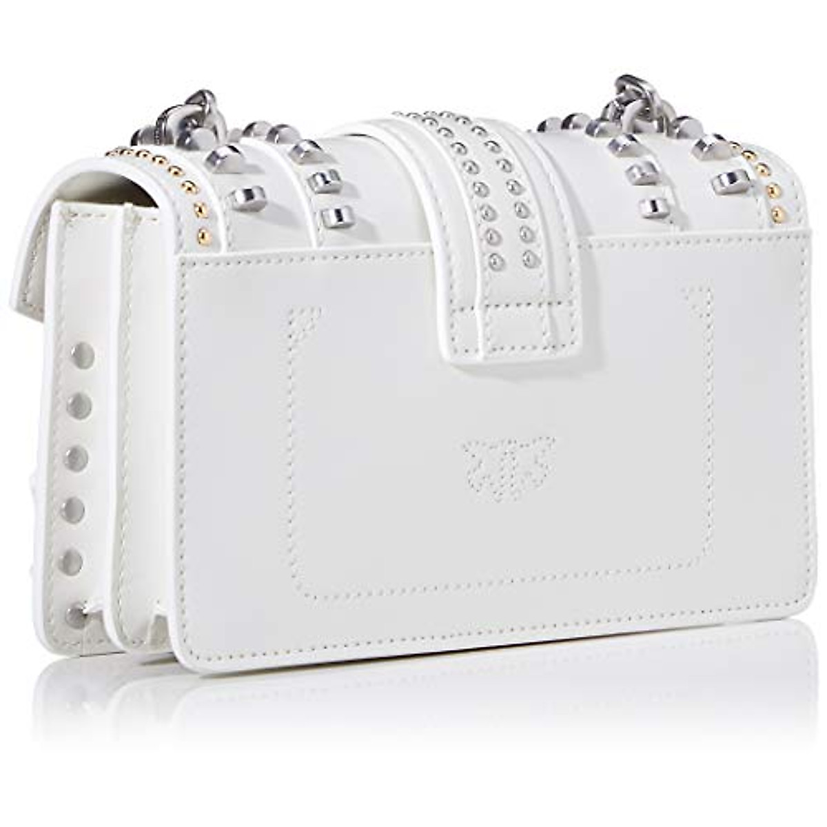 Pinko Cross-Body Bag, Grey (Grigio Argento)