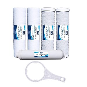 Compatible Watts 5-PK-4SV Premier 1-Year 4-Stage Reverse Osmosis Replacement Filter Kit, 5-Pack by IPW Industries Inc
