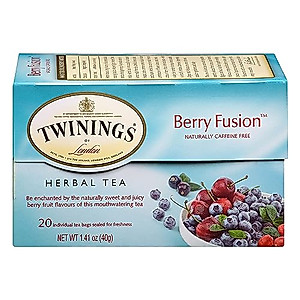 Twinings Berry Fusion Herbal Tea, 20 Bags Single Box