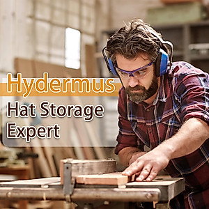 HYDERMUS Cowboy Hat Holder Rustic Wood Arrow Design Hat Organizer 4 Pieces Cowboy Hat Rack Western Decor Hat Storage Hat Hanger for Storage and Organization Walnut