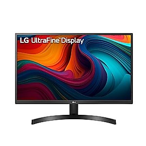 LG 27UK500-B Monitor 27” UltraFine (3840 x 2160) IPS Display, AMD FreeSync Technology, sRGB 98% Color Gamut, HDR 10, OnScreen Control, Wall Mountable - Black