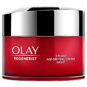 Olay Regenerist 3 Point Firming Anti-Ageing Night Cream Moisturiser, 15 ml