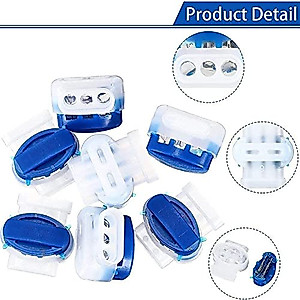 20 Pcs Lawn Mower Cable Connector for Outdoor Garden Electric Lawn Mower Robot Extension Water Lawn Mower Wire Connection