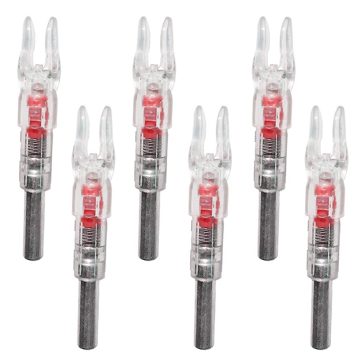 Reikawa New Nocks for Arrows with .244 Inside Diameter Nock Turn on Automatically When Shot,6 Pack