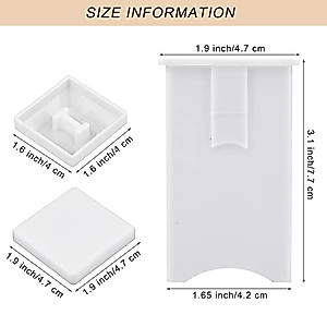 Aodaer 2 Pack Butter Spreader Plastic Butter Spreader with Built-in Cover Corn Cob Butter Holder Spreads Butter Dispenser on Pancakes, Waffles, Bagels and Toast