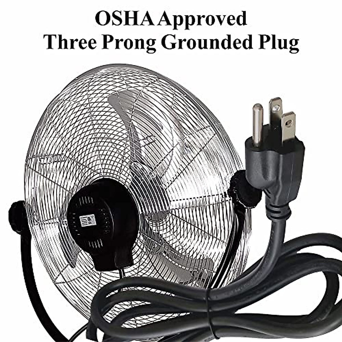 Optimus F-4205 20" Industrial Grade HV Oscillating Stand Fan