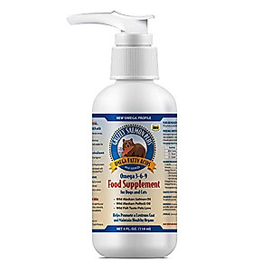 Grizzly Salmon Oil Cat Food Supplement Omega 3 Fatty Acids, 4 oz