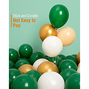 Styirl 10/5 Inch Dark Green Balloons - 70 pcs Party Latex Ballons As Birthday Balloons/Merry Chritmas Balloons/Graduation Balloons/Gender Reveal Balloons for Birthday/Baby Shower/Wedding/Party decorations
