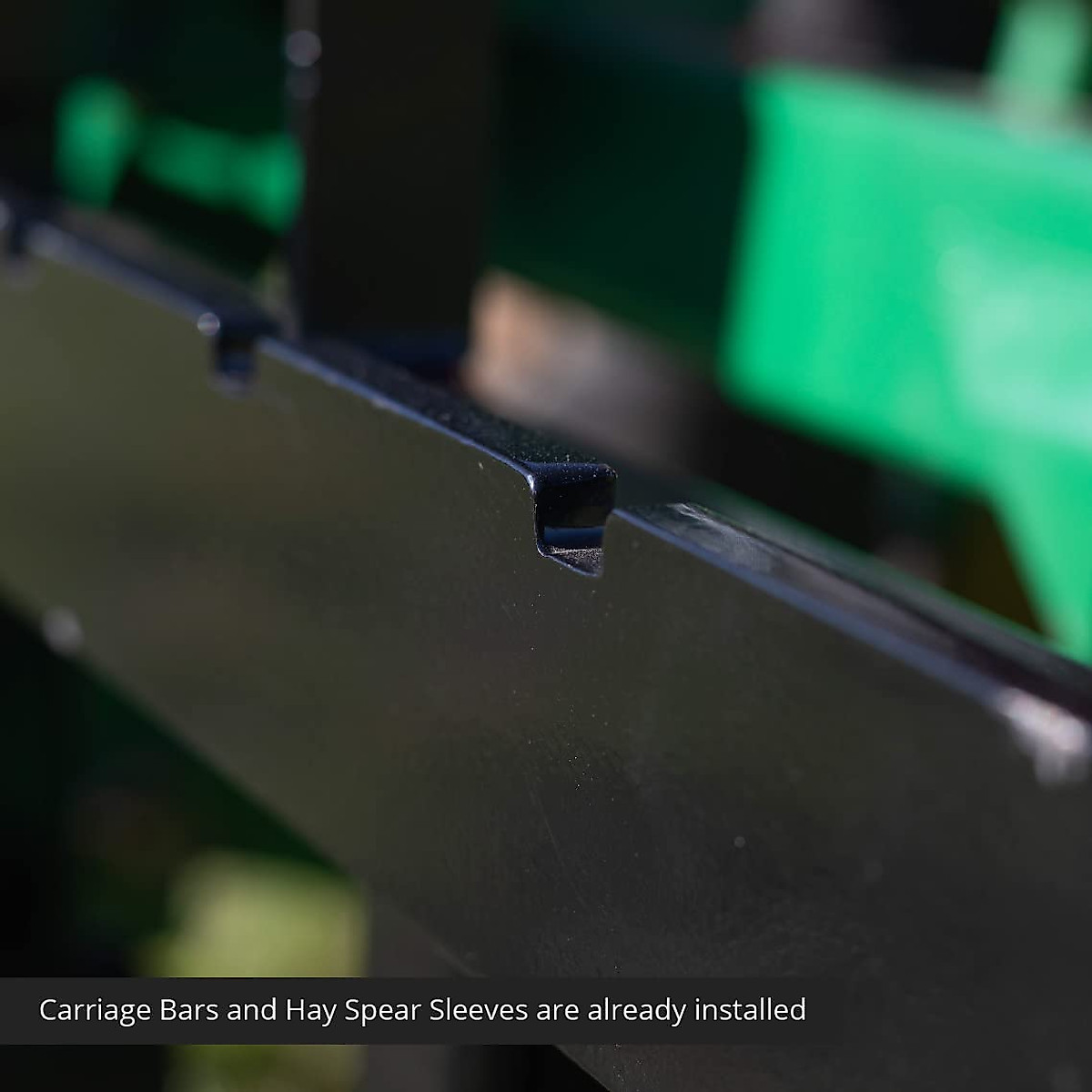 Titan Attachments Pallet Fork Frame Attachment, Fits Cat I & II Tractors, Rated 4,000 LB, Rack, Receiver Hitch, Spear Sleeves