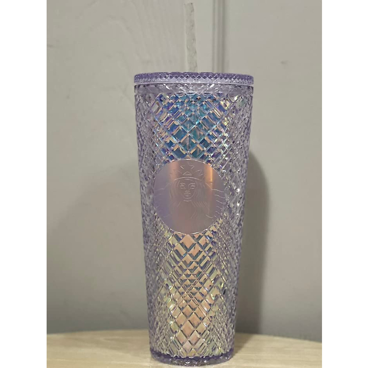 Starbucks 2022 Holiday Jewel Venti 24oz Tumbler with Straw (White)