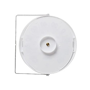 Springfield Big and Bold Thermometer with Mounting Bracket, Indoor Outdoor Thermometer with Large Numbers for Patio, Pool, and Indoor Areas, White