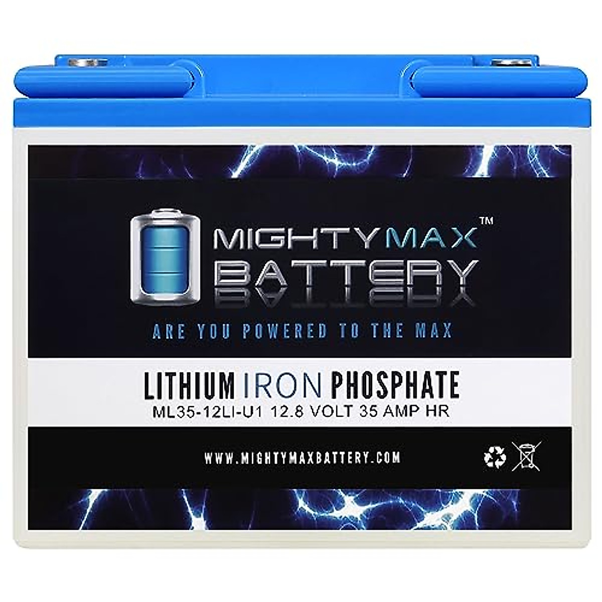 Mighty Max Battery 12V 35AH U1 Lithium Replacement Battery for Bat Caddy X4 Sport Golf Caddy