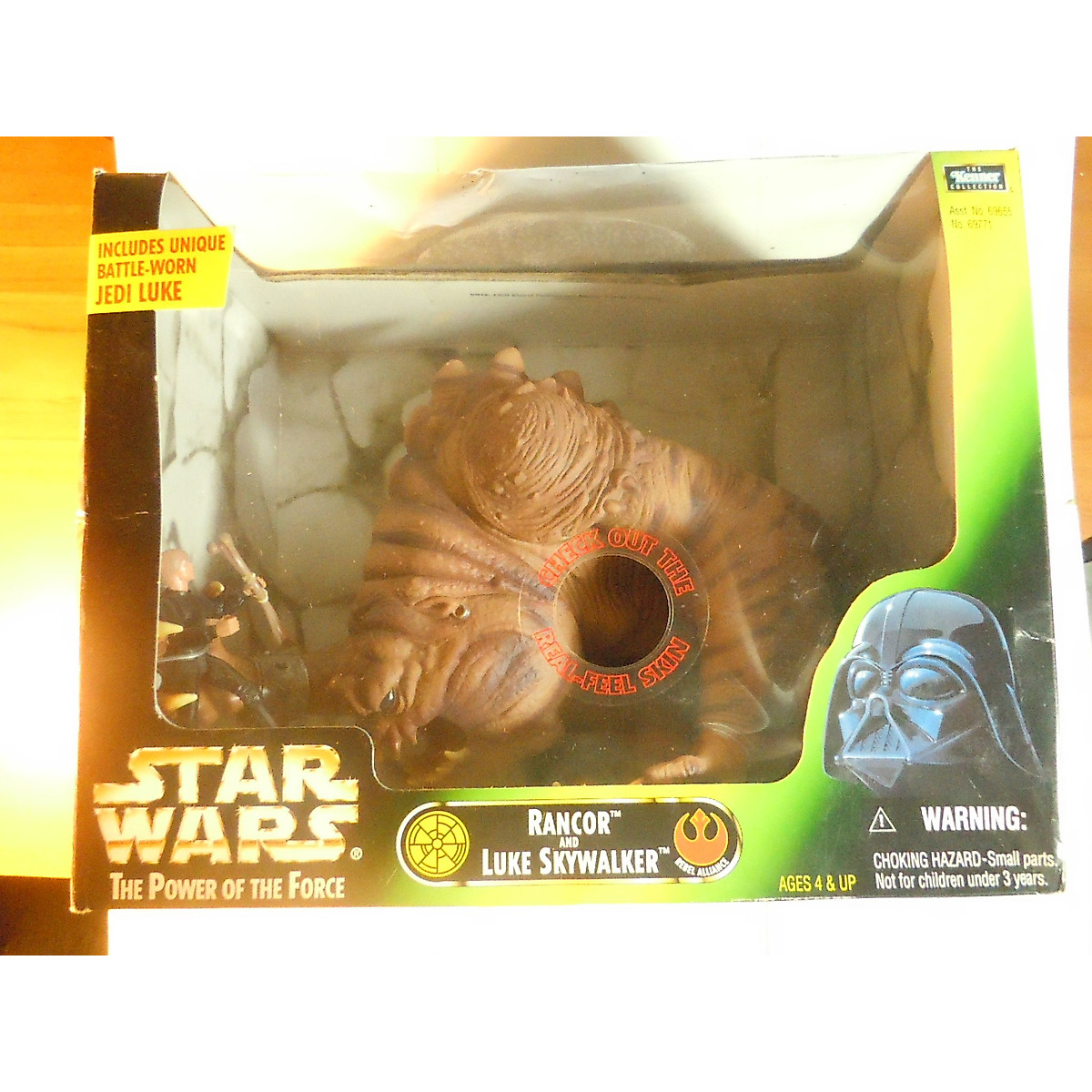 Star Wars Power of The Force Action Figure Playset - Rancor and Luke Skywalker