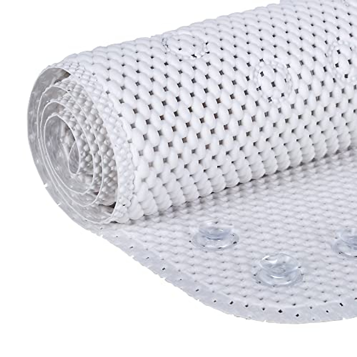 Duck Brand Softex Shower Mat, Machine Washable, 21 x 21 Inches, White, Skid Resistant (285154)