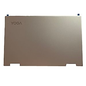 LTPRPTS Replacement Laptop LCD Back Cover Top Case Rear Lid for Lenovo Yoga C740-14IML C740-14 81TC 5CB0U43995 AM1FG000310 5CB0U43994 White Gold