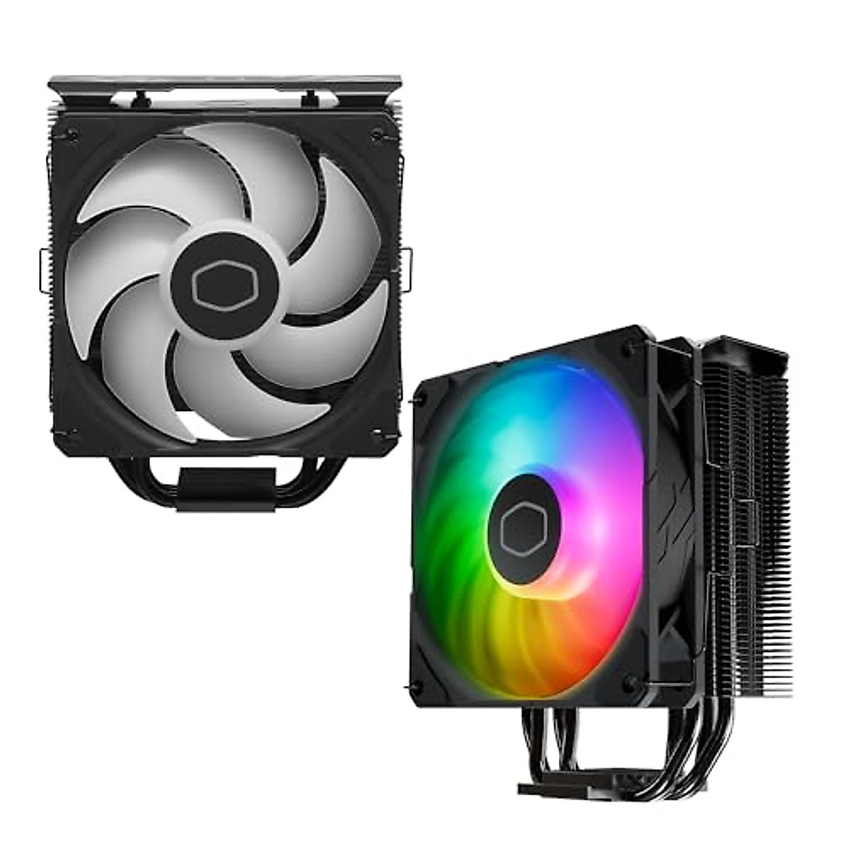Cooler Master Hyper 212 Pro aRGB CPU Air Cooler, SickleFlow Edge 120 PWM Fan, Composite 4 Copper Heat Pipes, 152mm Tall, Sleek Top Cover, AMD Ryzen AM5|AM4, Intel LGA 1851|1700 Brackets